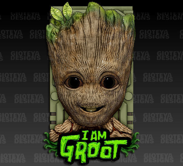 I am Groot 3D model | CGTrader