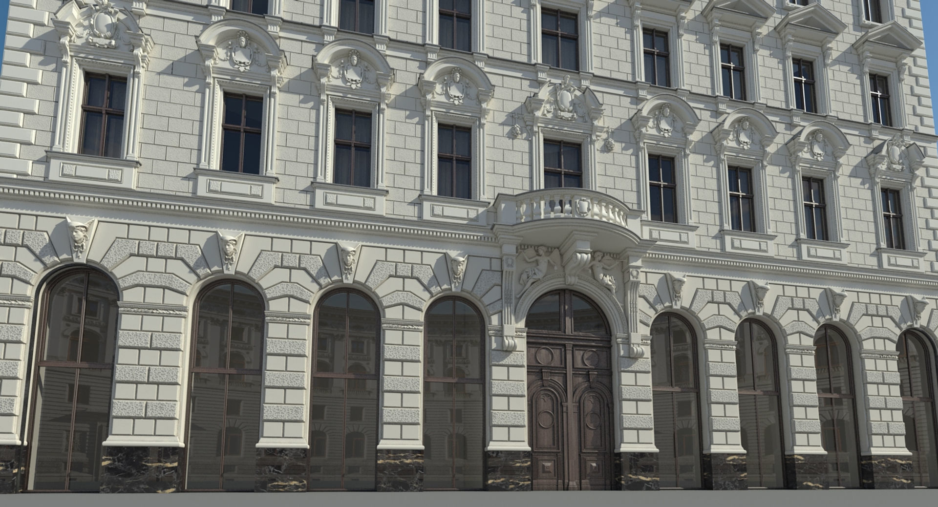 Historic Residential Building 3D model | CGTrader