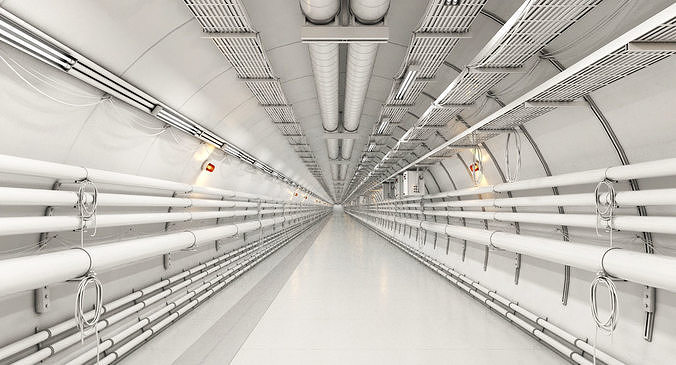 Industrial Corridor 3 3D model | CGTrader