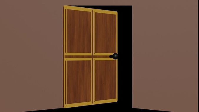 Door Model with 3D animated 3D model animated | CGTrader