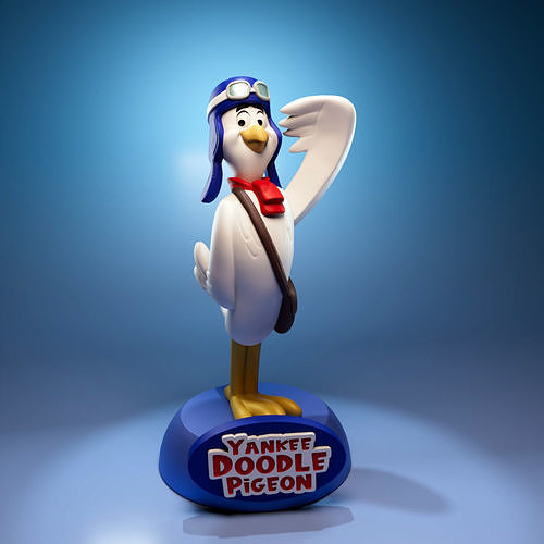 Yankee Doodle Pigeon 3D model 3D printable | CGTrader