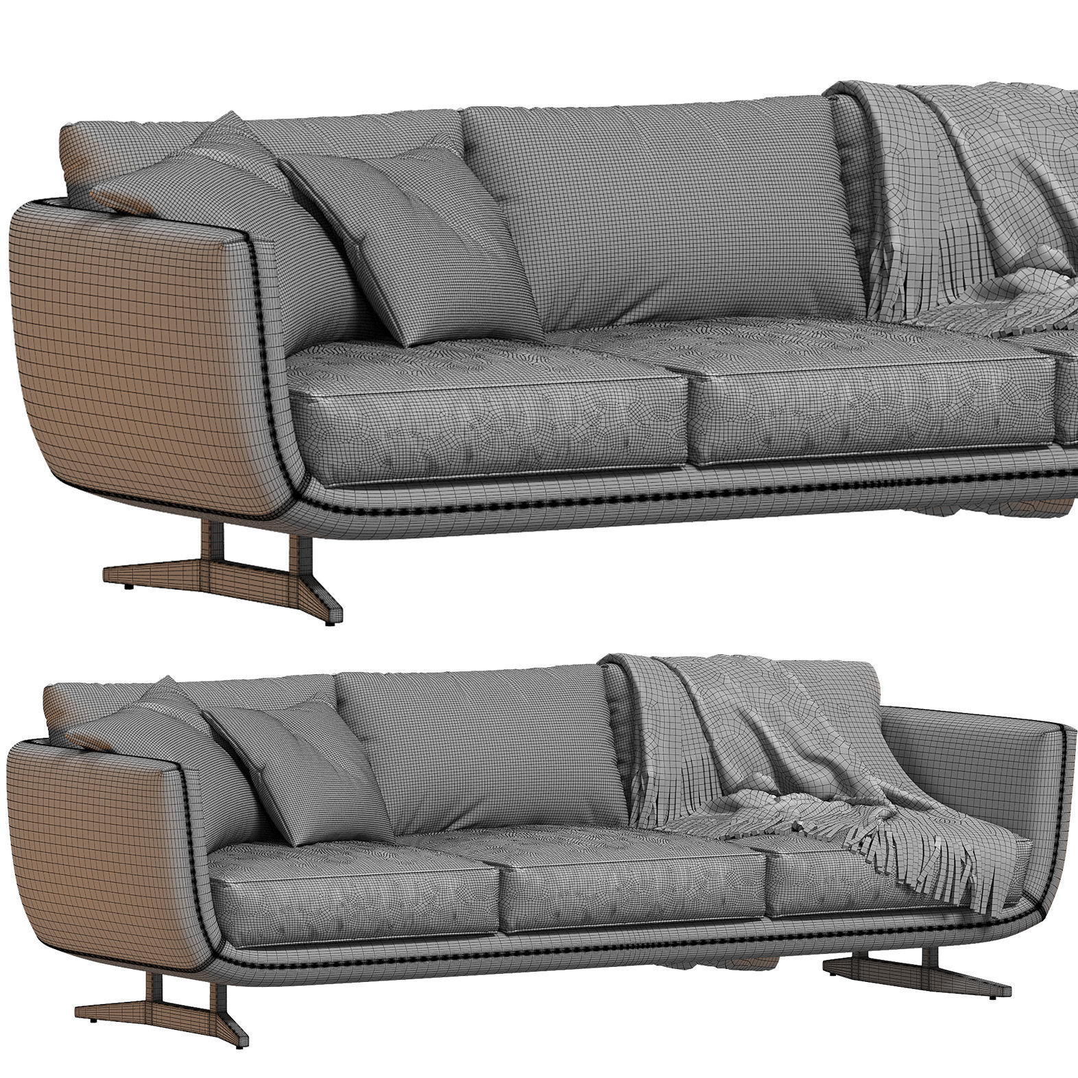 Dema Modulny Divan Slim 3D model | CGTrader