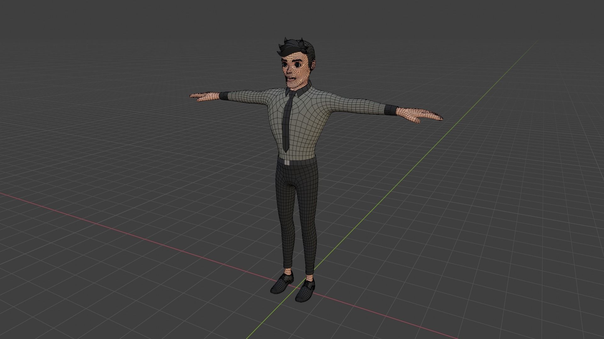 Male cartoon character free VR / AR / low-poly 3D model | CGTrader