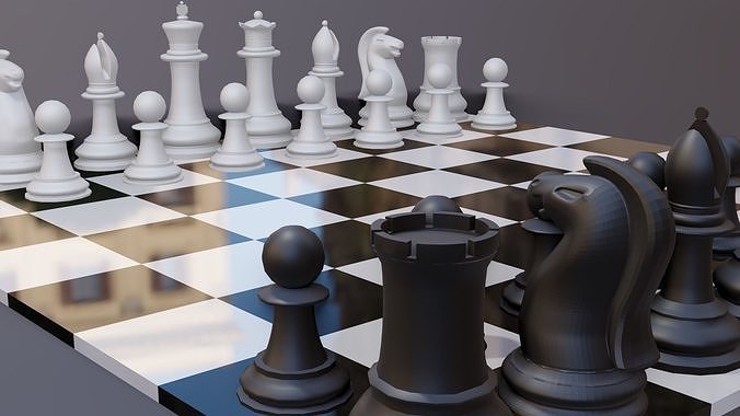 Chess Board free VR / AR / low-poly 3D model | CGTrader