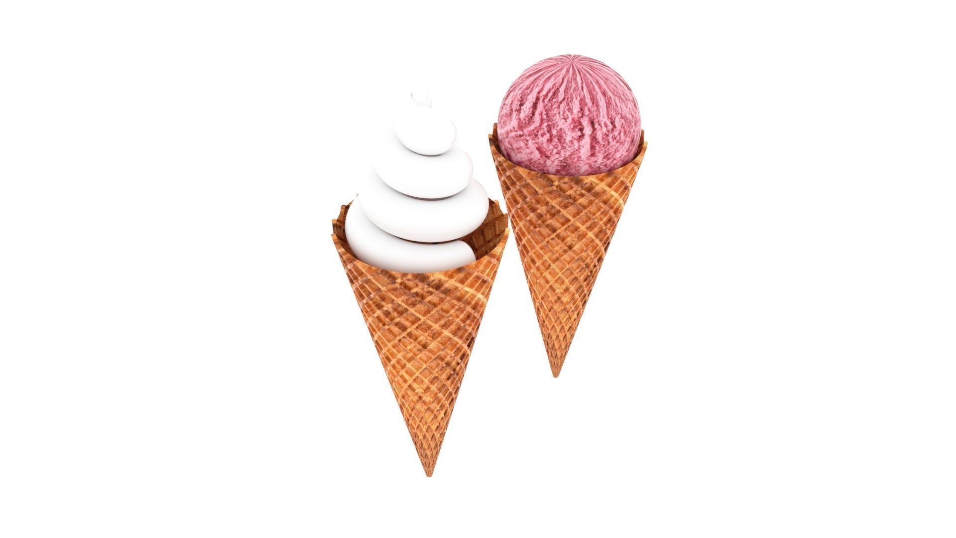 Ice Creams 3D model | CGTrader