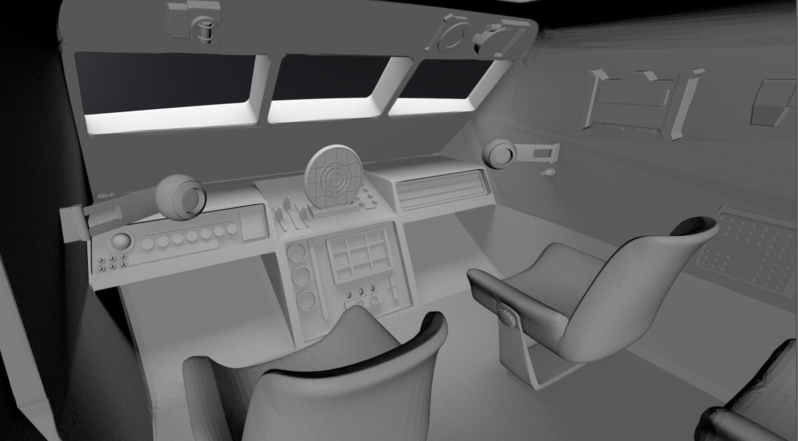 Shuttlecraft Galileo Scale model 3D model 3D printable | CGTrader