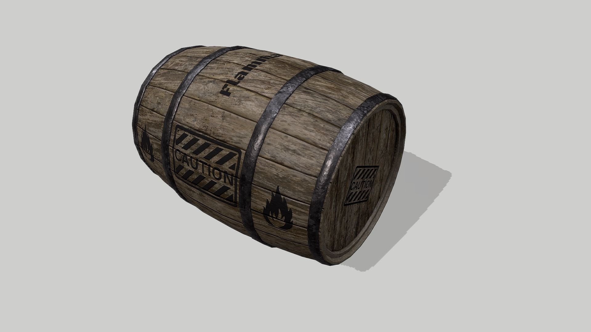 3D model Chemical Explosive Wharehouse and Chemical Containers VR / AR ...