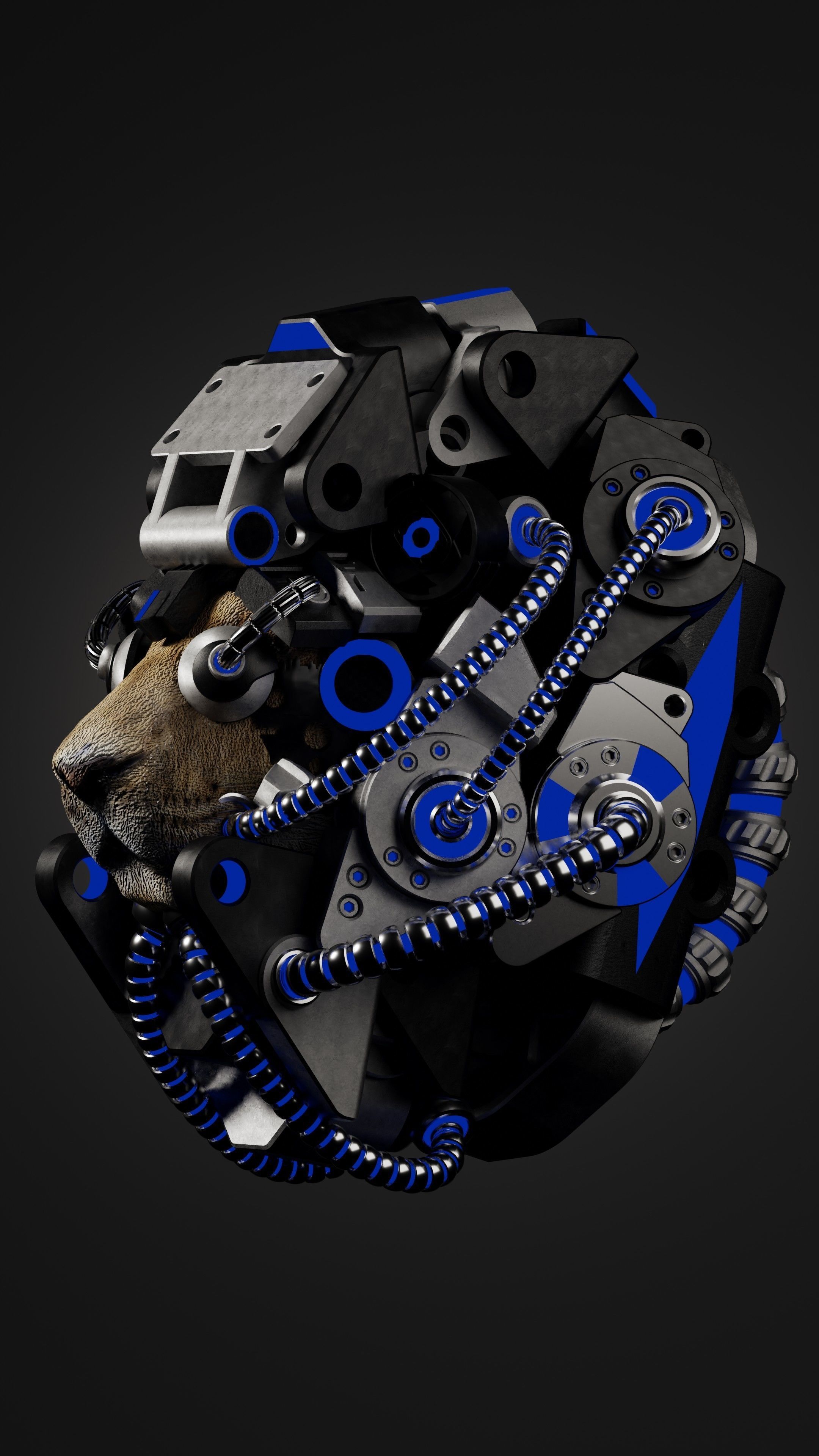Sci-fi Character Cyborg 004 3D model | CGTrader