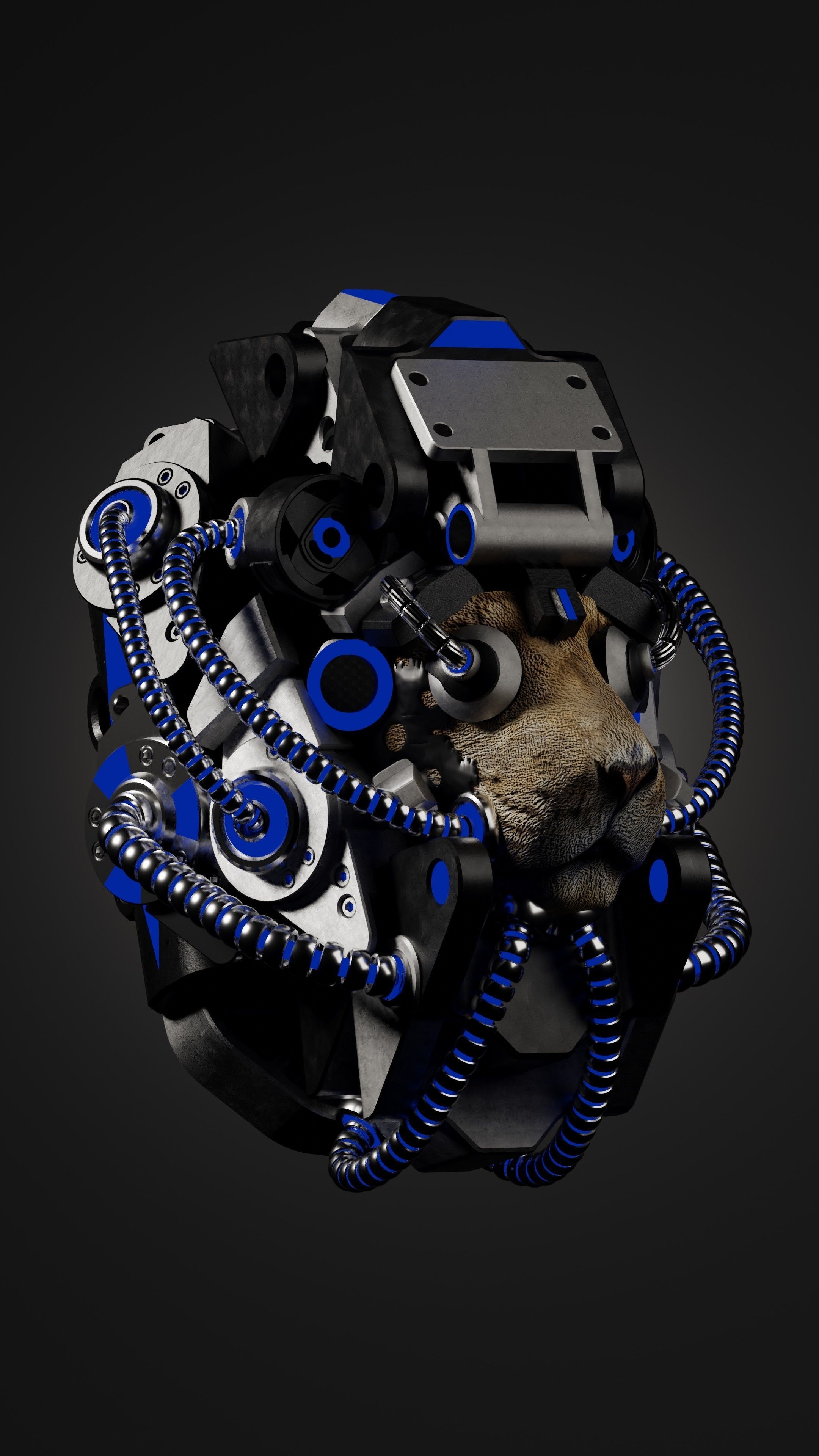 Sci-fi Character Cyborg 004 3D model | CGTrader