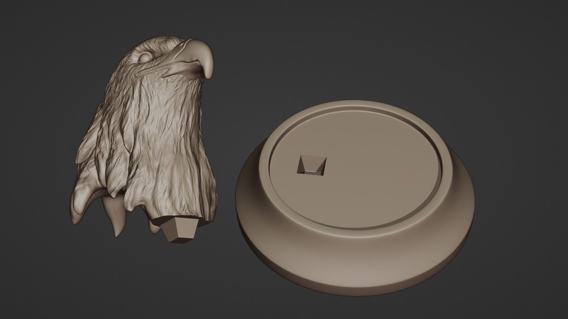 Eagle bust 3D model 3D printable | CGTrader