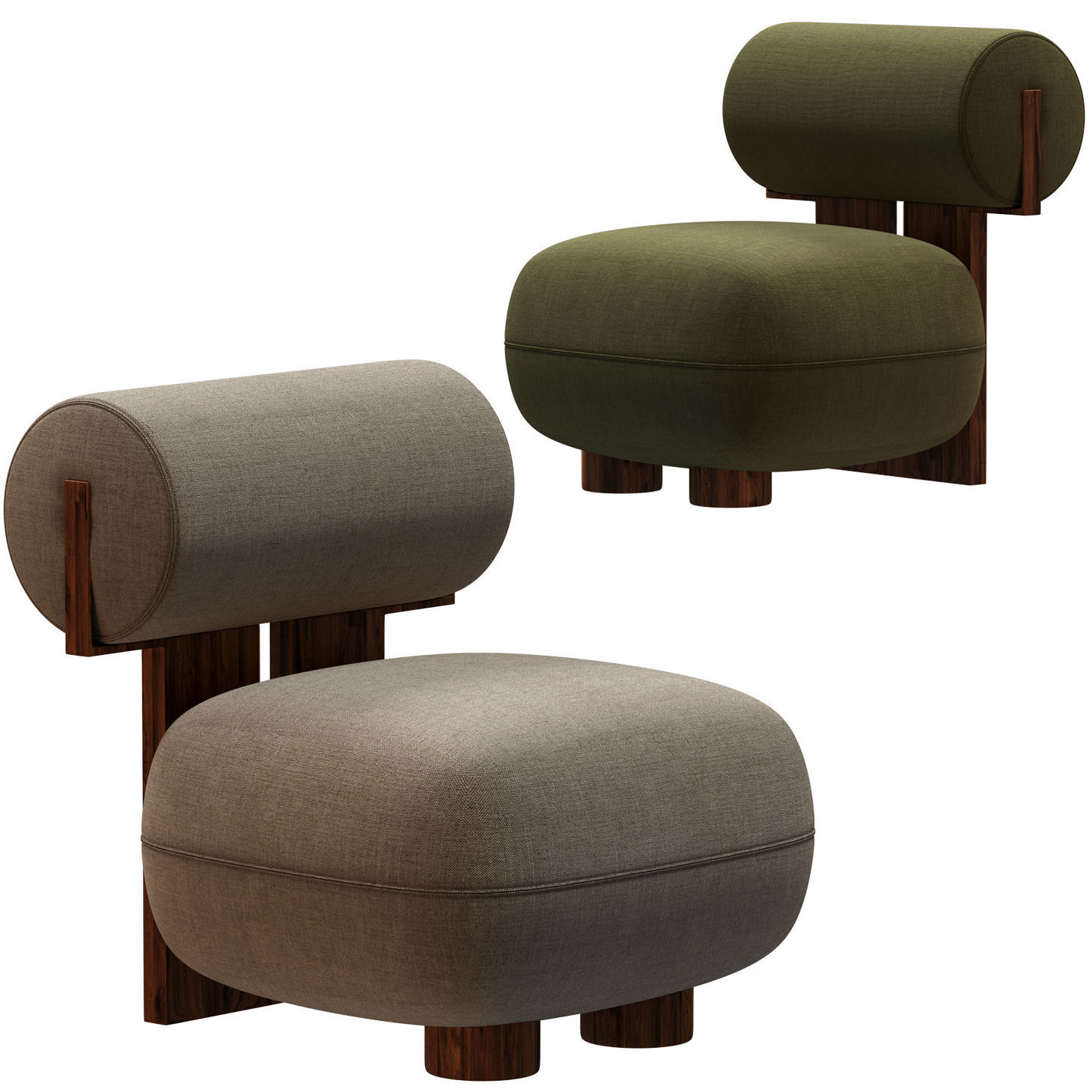 HIPPO Lounge Chair by Norr11 3D model | CGTrader