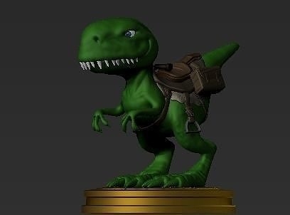 SMILING CARGO DINOSAUR 3D model | CGTrader