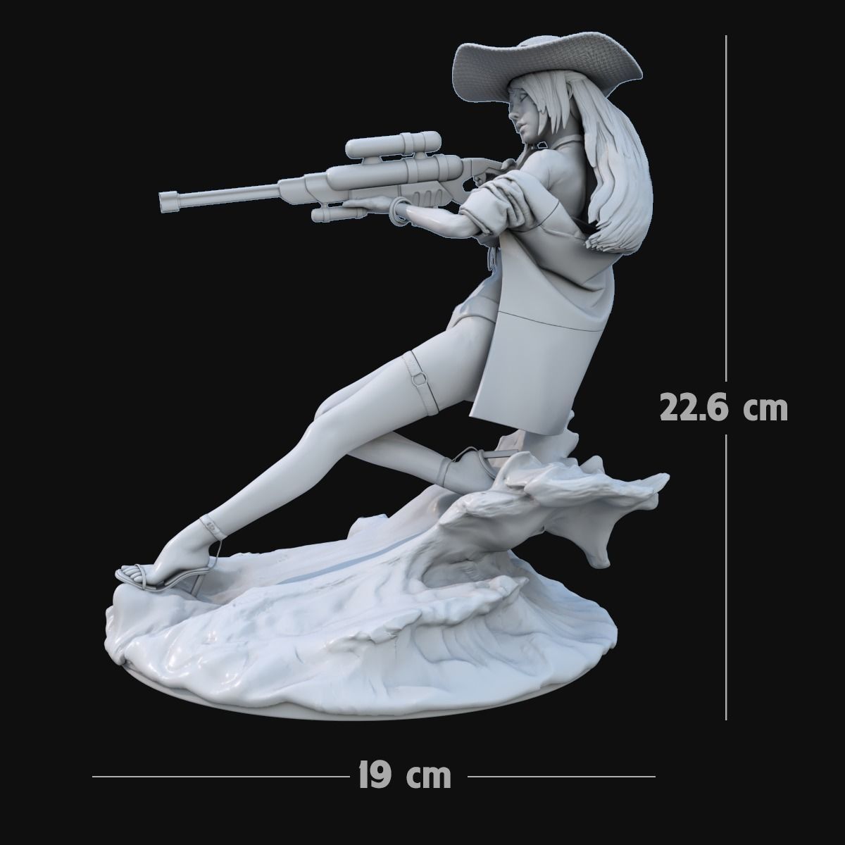 Caitlyn Pool Party - Fanart 3D Print redy 3D model 3D printable | CGTrader