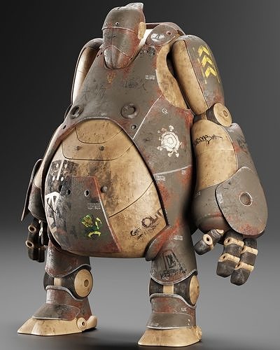 Robot giant 3D model | CGTrader
