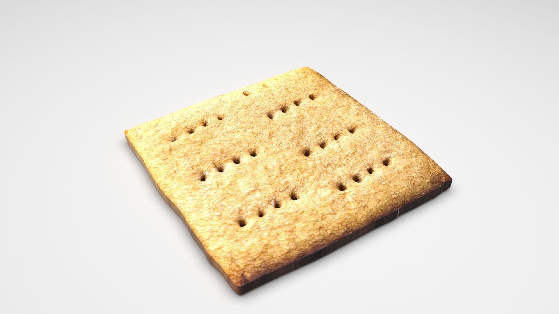 Graham Cracker 3D model | CGTrader