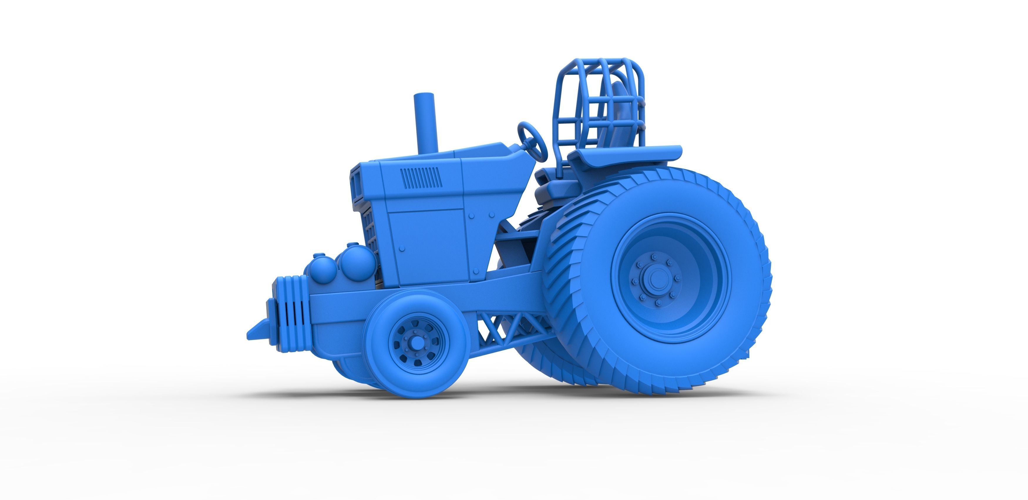 Diecast fun short Pulling Tractor Cruisin Mule Scale 1 to 25 3D model ...