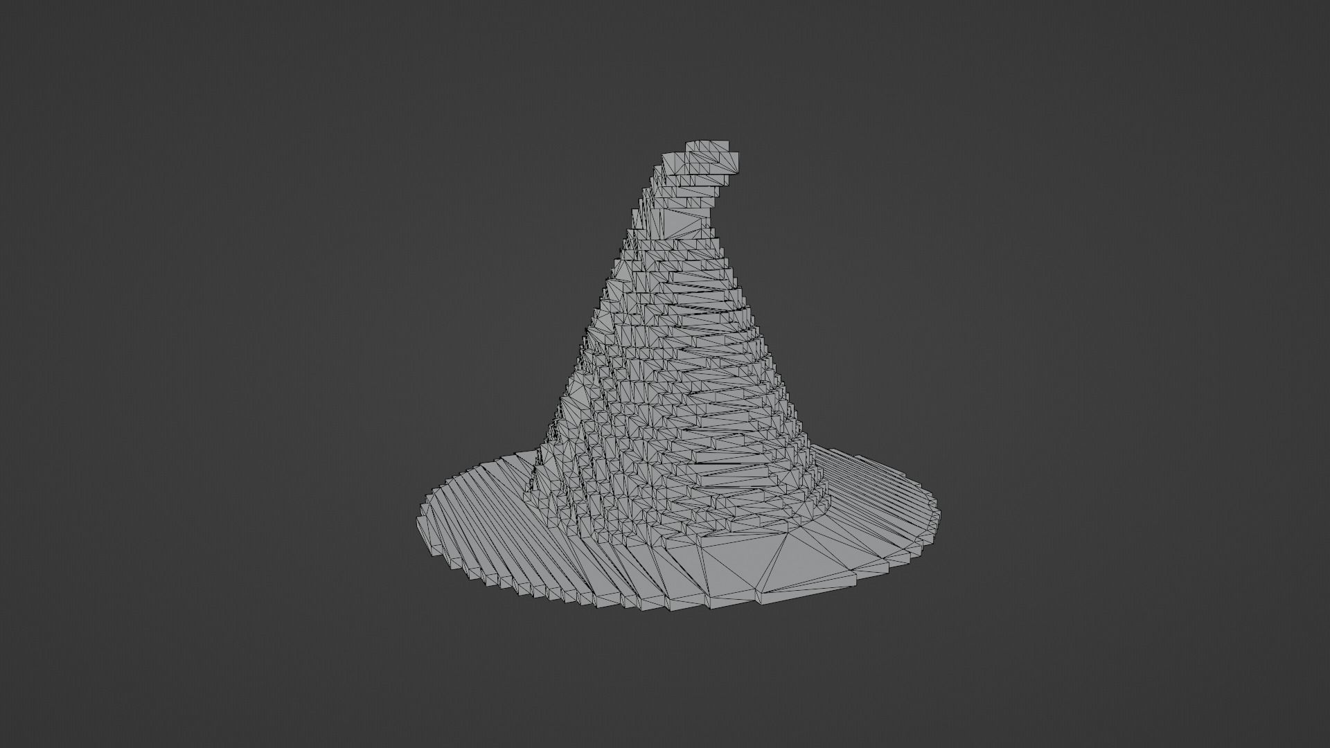 3D model Voxel Wizard Hat VR / AR / low-poly | CGTrader
