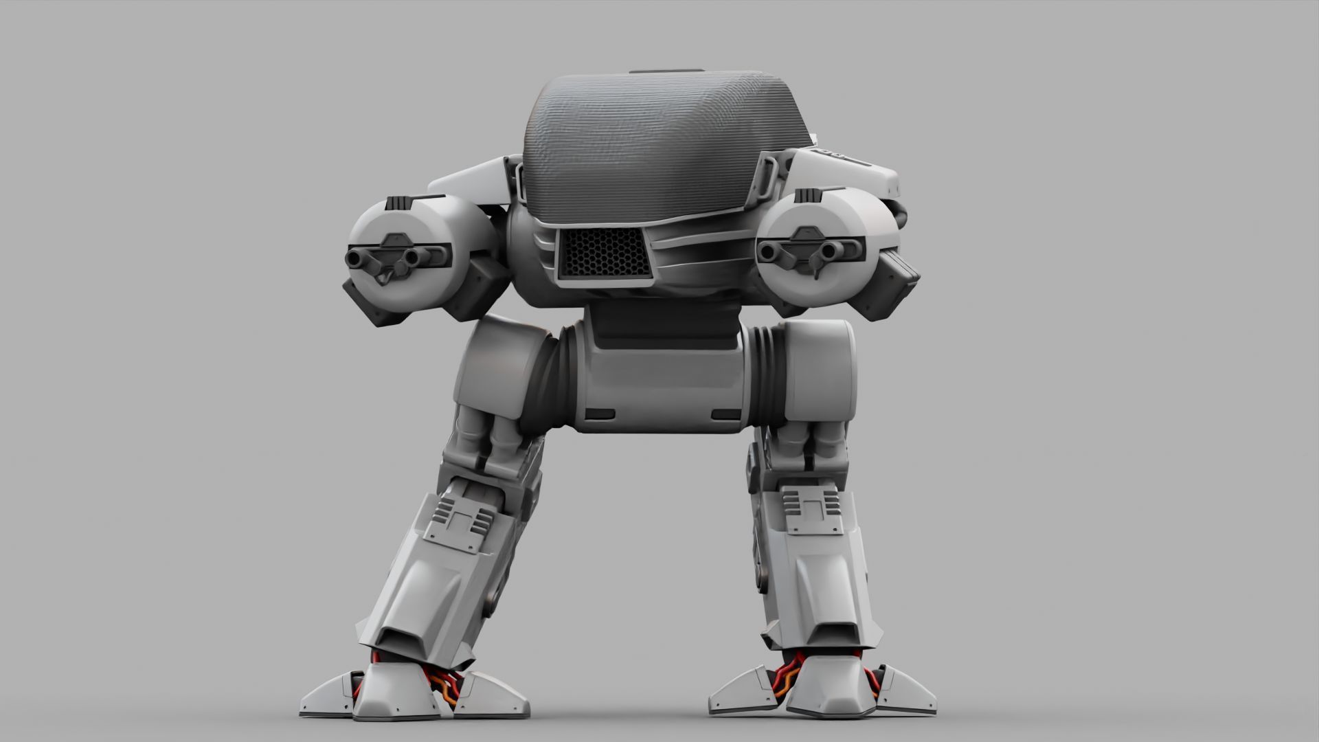 ROBOCOP rigged - animated 3D model animated rigged | CGTrader