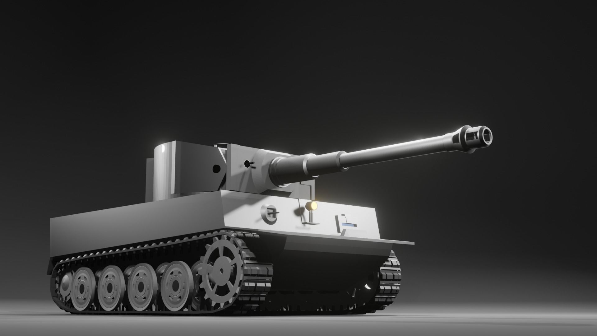 3D model Tiger 1 low poly VR / AR / low-poly | CGTrader