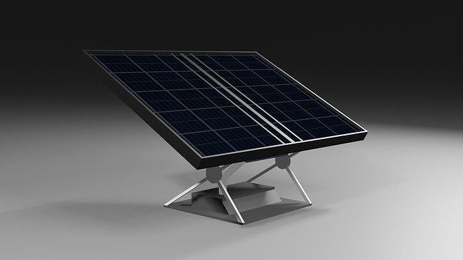 3D model Hydropanel solar panel VR / AR / low-poly | CGTrader