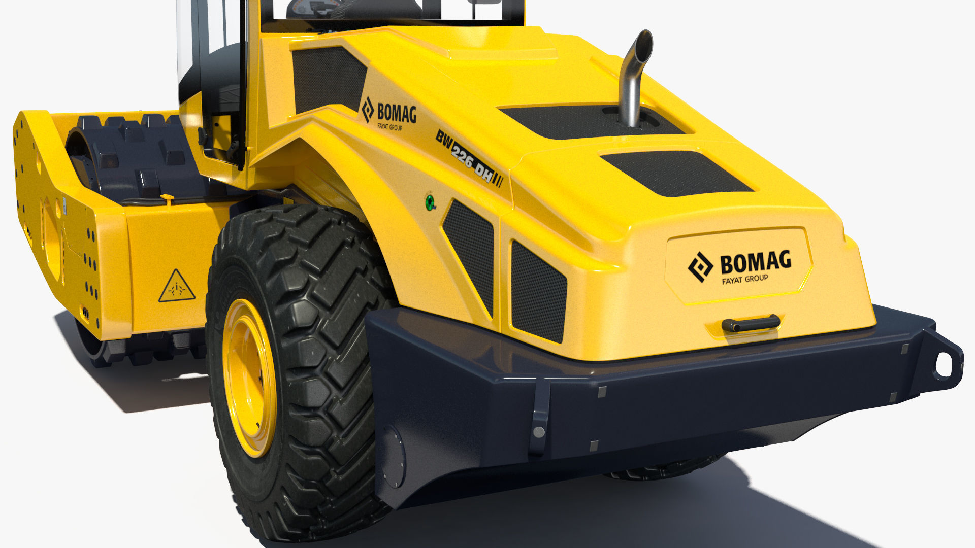 BOMAG BW226 PDH5 Single Drum Compactor New 3D model | CGTrader