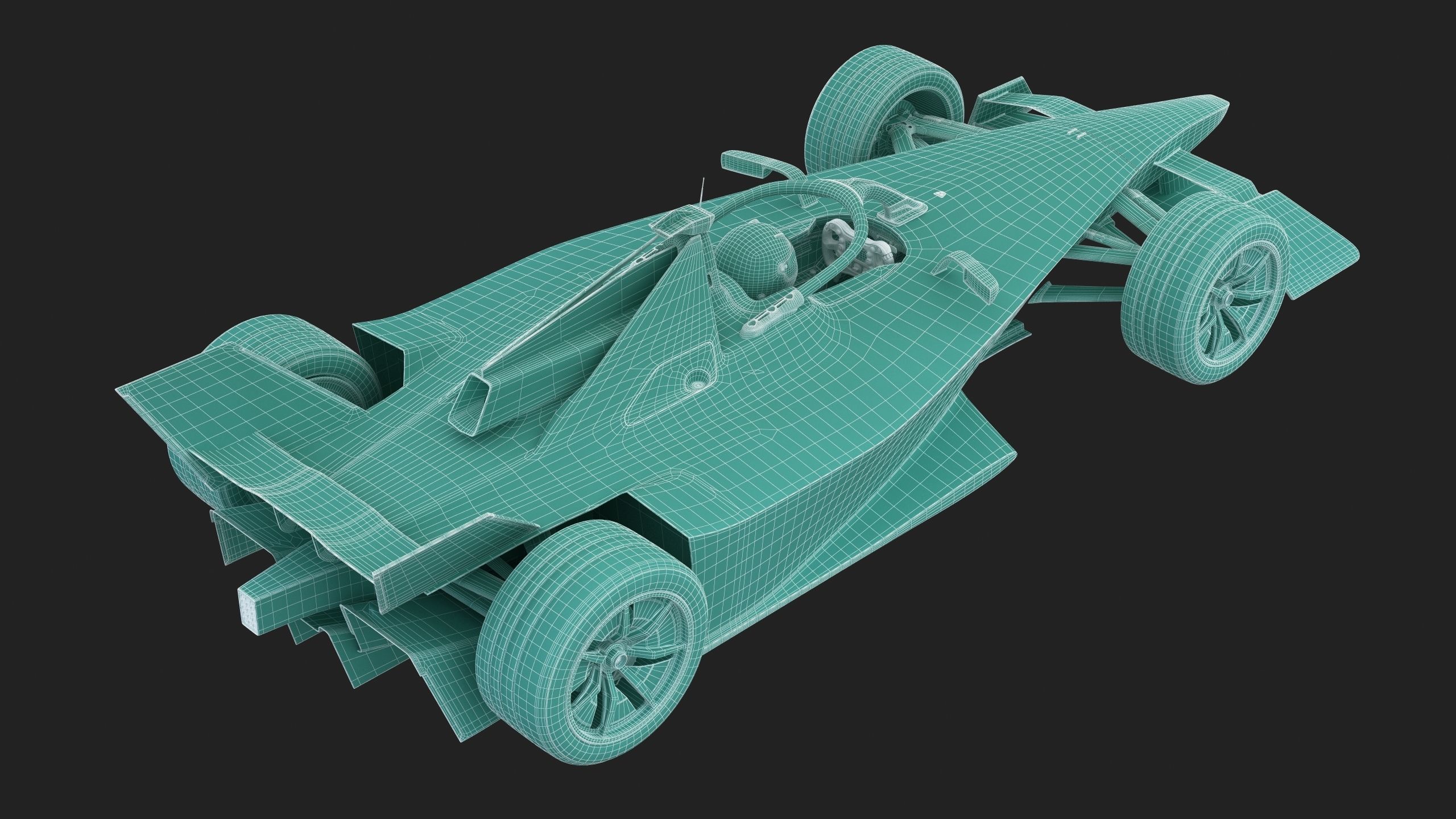 Formula E Gen3 2023 Template 3D model | CGTrader