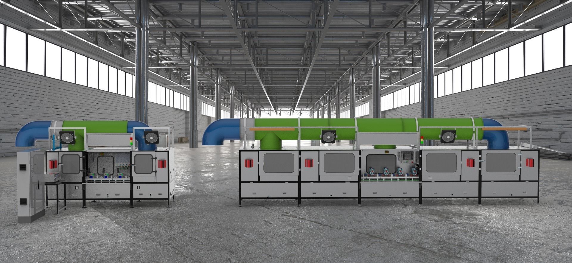 Motor aging test machine 3D model | CGTrader