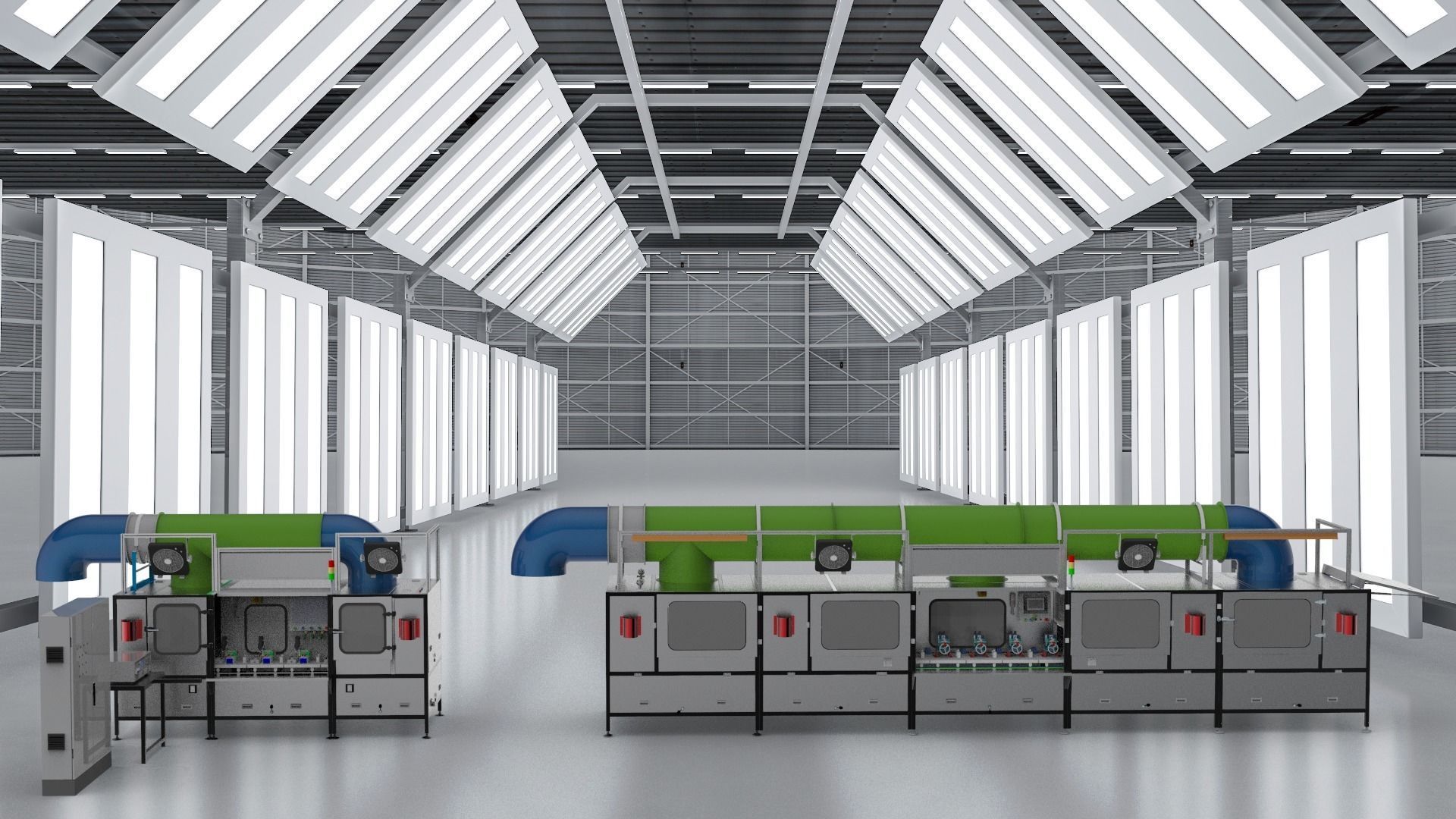 Motor aging test machine 3D model | CGTrader