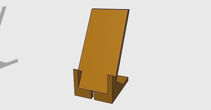 Phone holder for use soft charging cable 3D model 3D printable | CGTrader