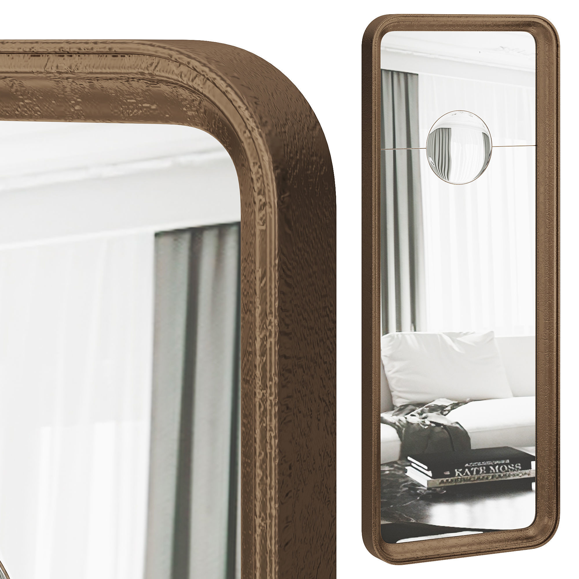 PIXIE FLOOR MIRROR by Bakerfurniture 3D model | CGTrader