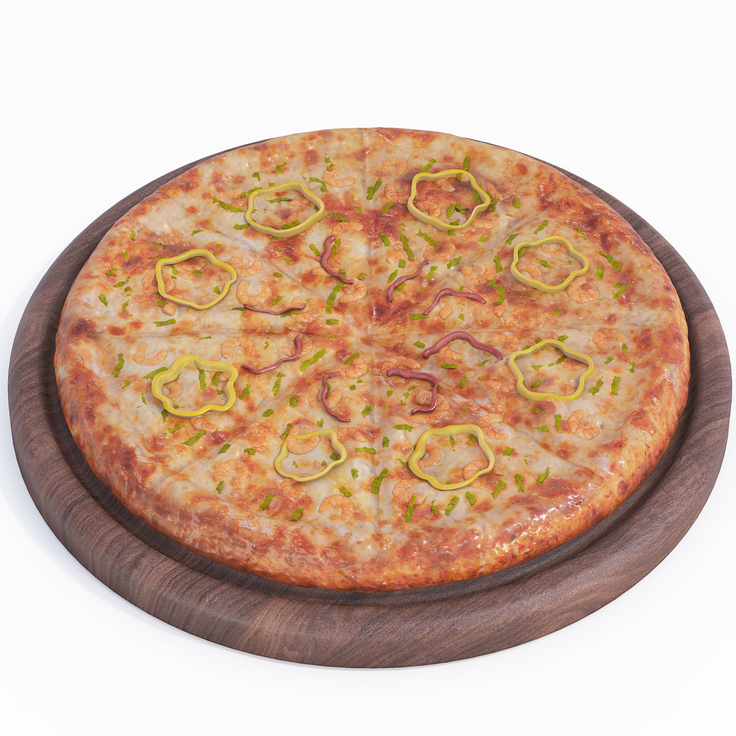 Italian Pizza Set 3D model | CGTrader