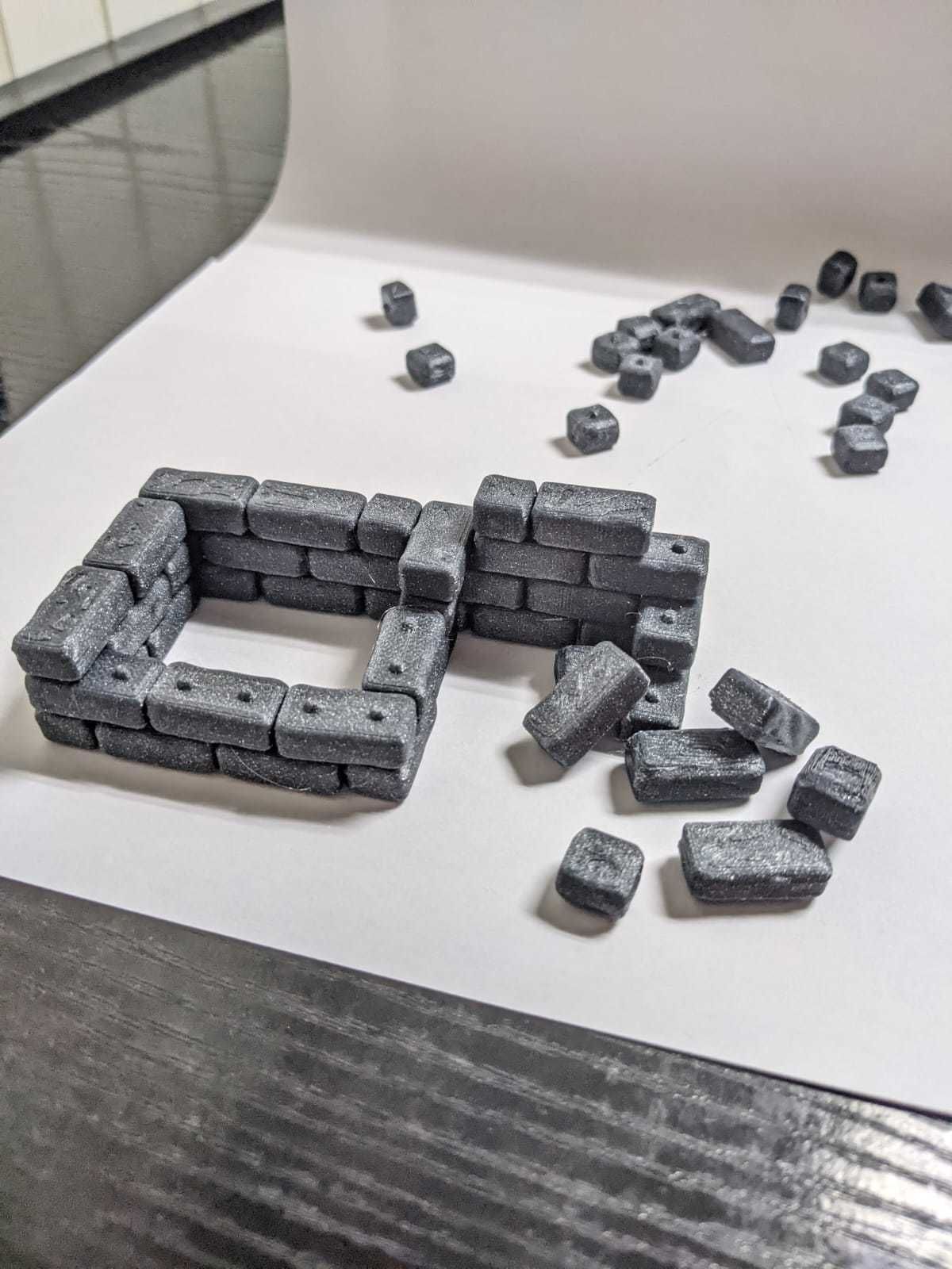 Brick Wall 3D model 3D printable | CGTrader