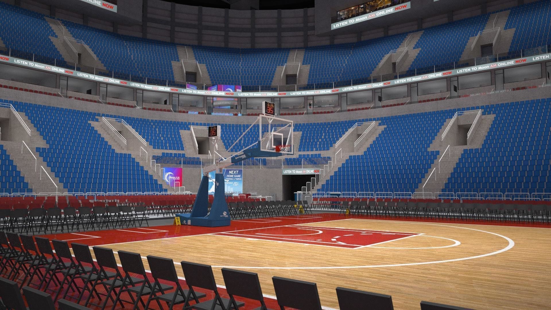 3D Model Collection Two basketball arenas VR / AR / low-poly | CGTrader