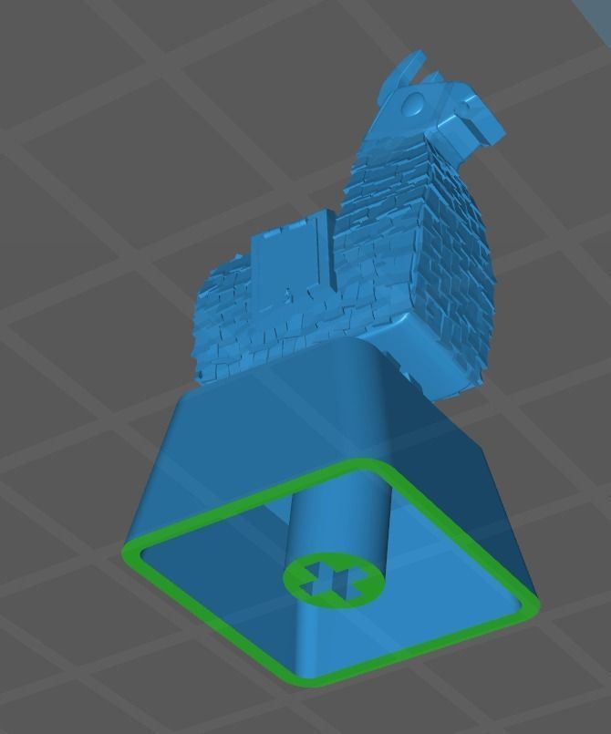 Keycap loot llama fornite 3D model | CGTrader