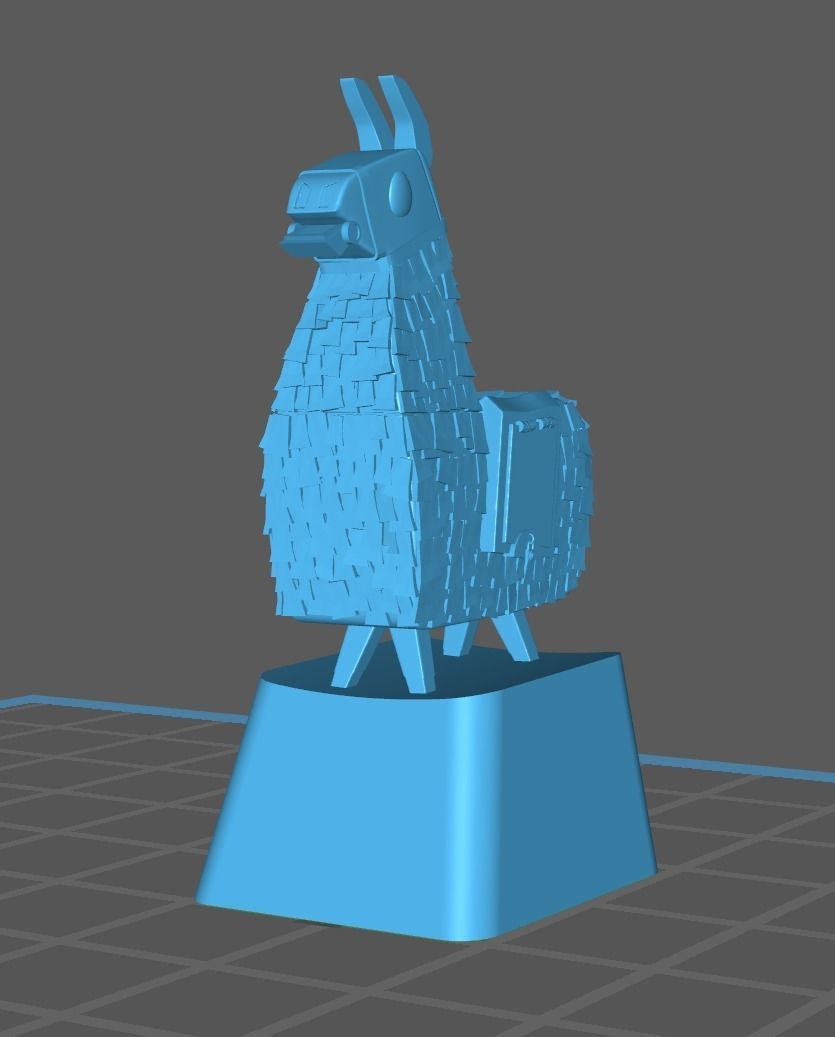 Keycap loot llama fornite 3D model | CGTrader