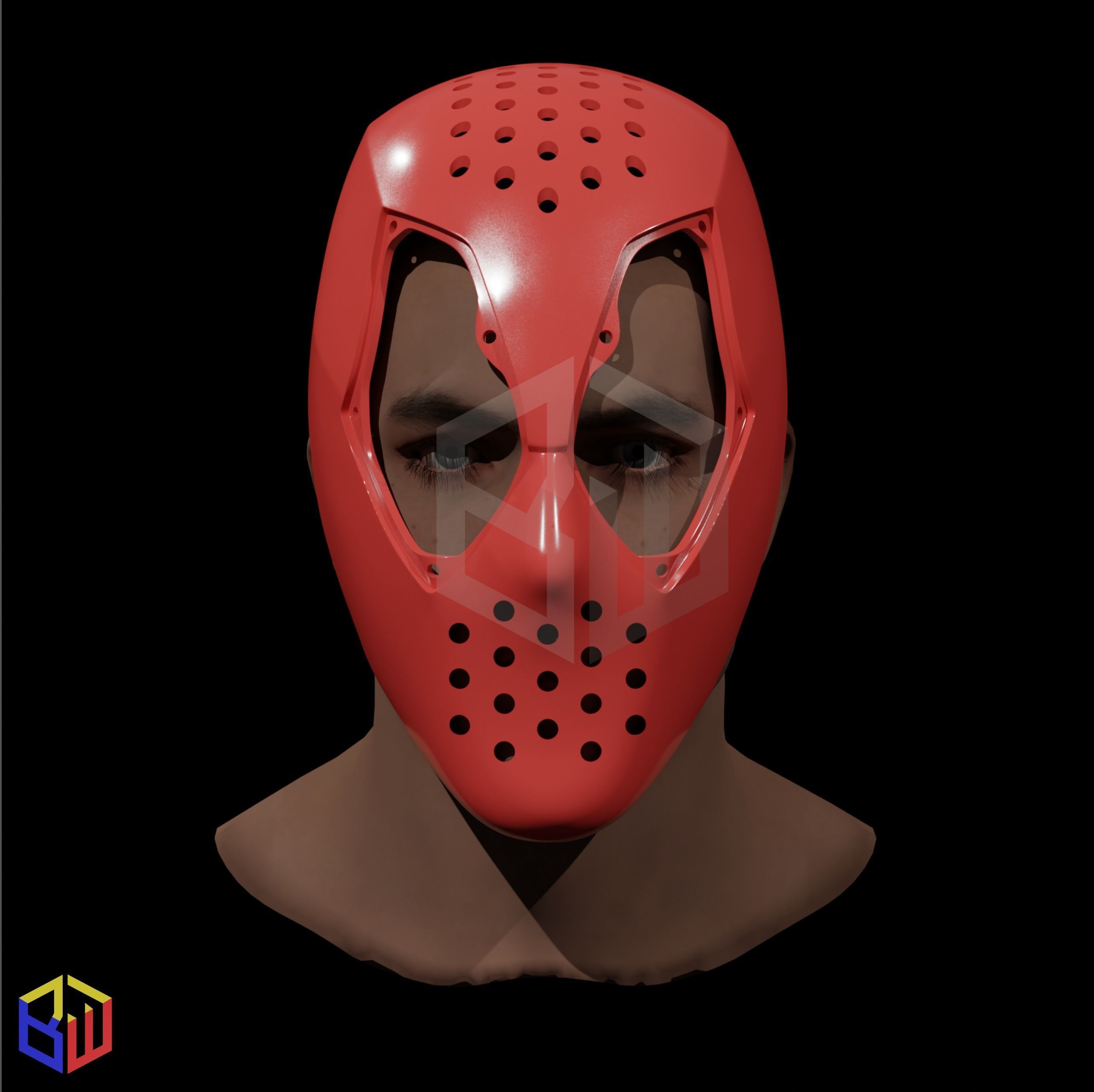 Deadpool Movie Mask 3D model 3D printable | CGTrader