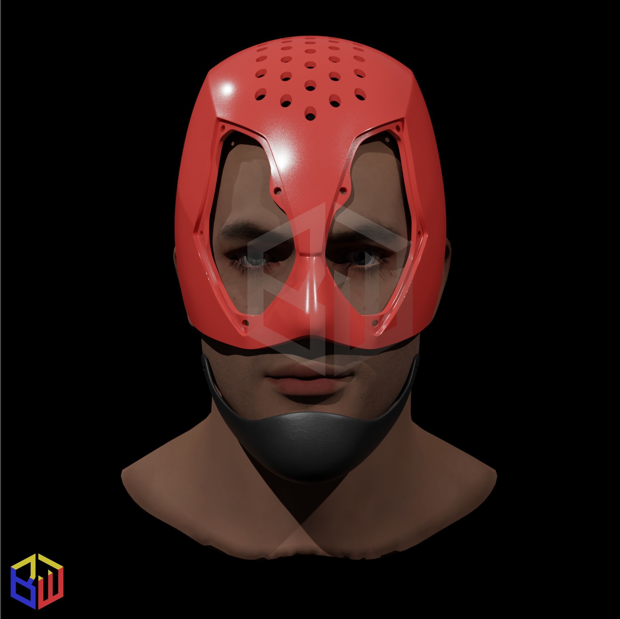 Deadpool Movie Mask 3D model 3D printable | CGTrader
