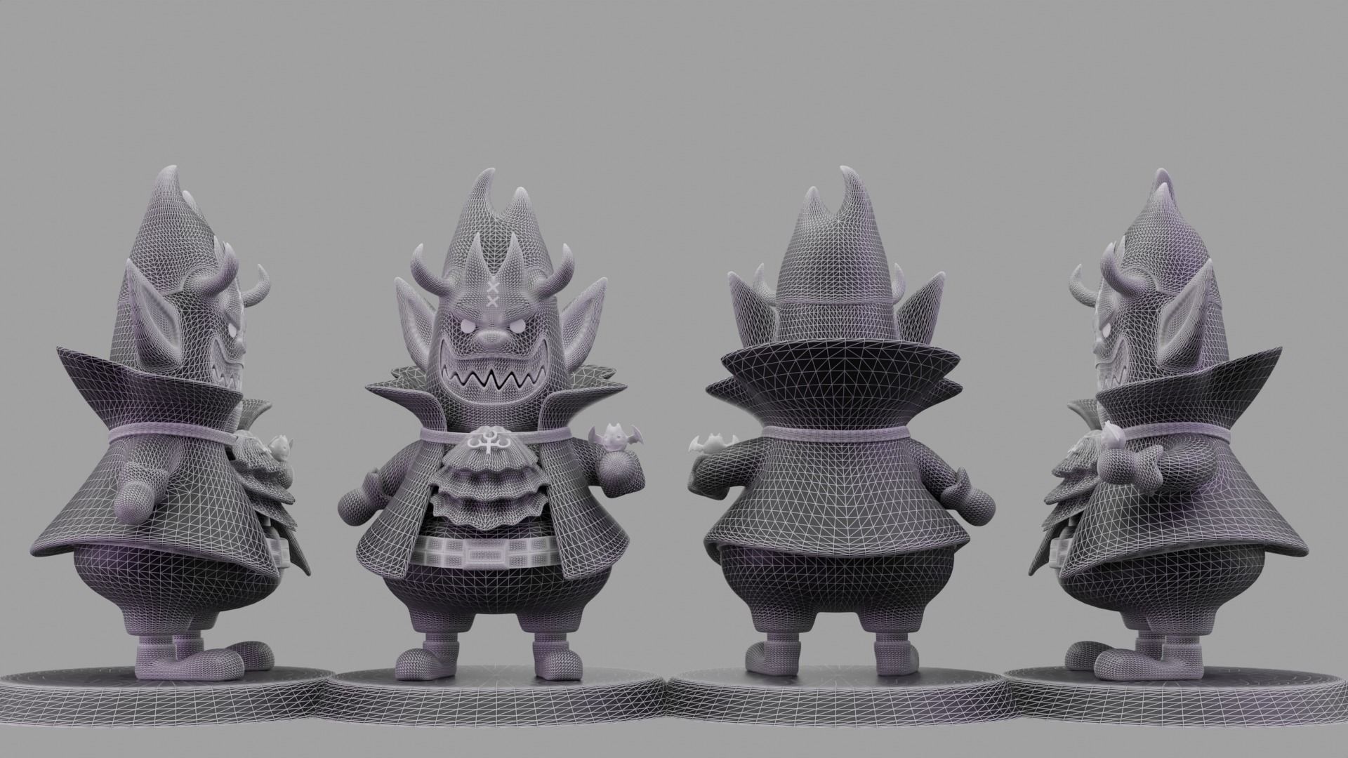 Gecko Moria Chibi - One Piece 3D model 3D printable | CGTrader