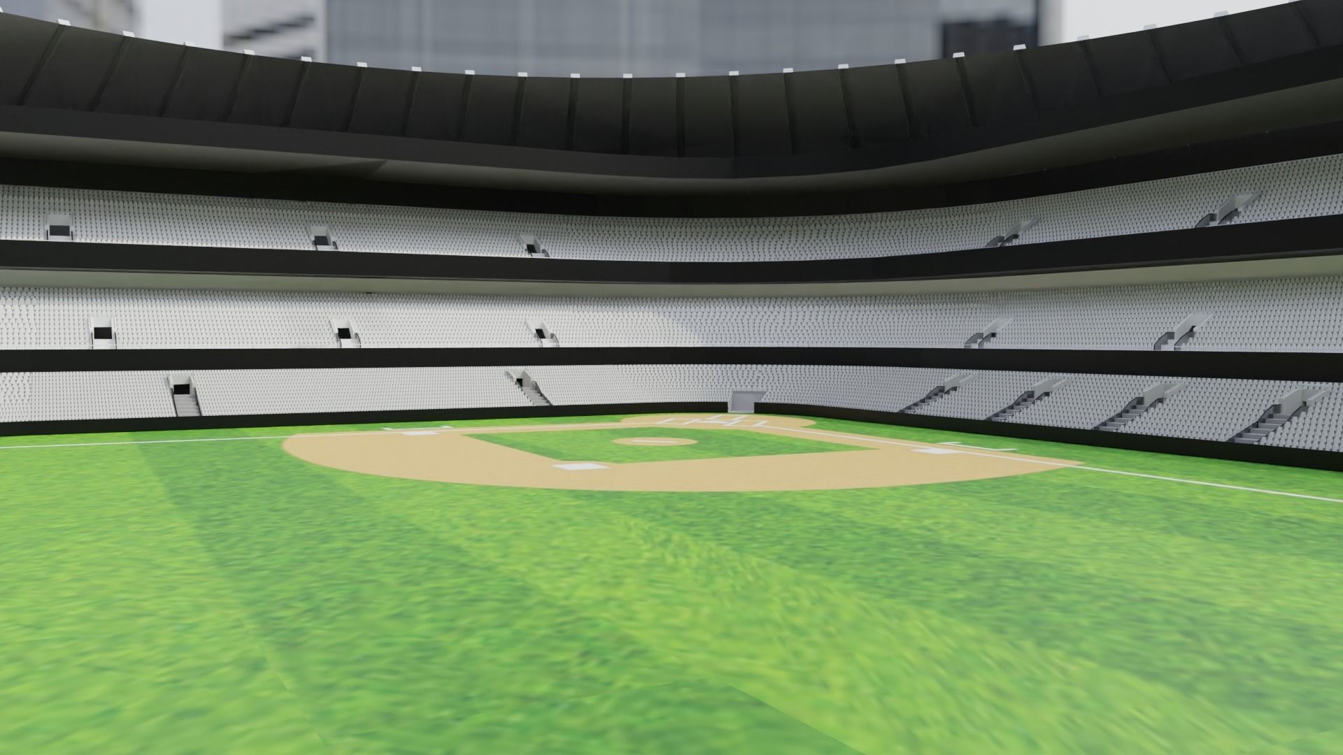 3D model Baseball Stadium VR / AR / low-poly | CGTrader