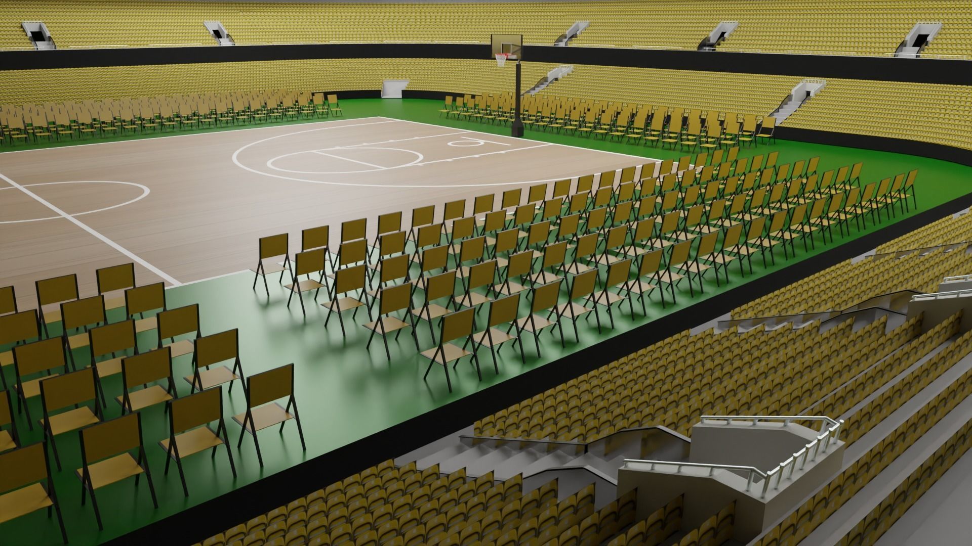 3D model Basketball Stadium VR / AR / low-poly | CGTrader