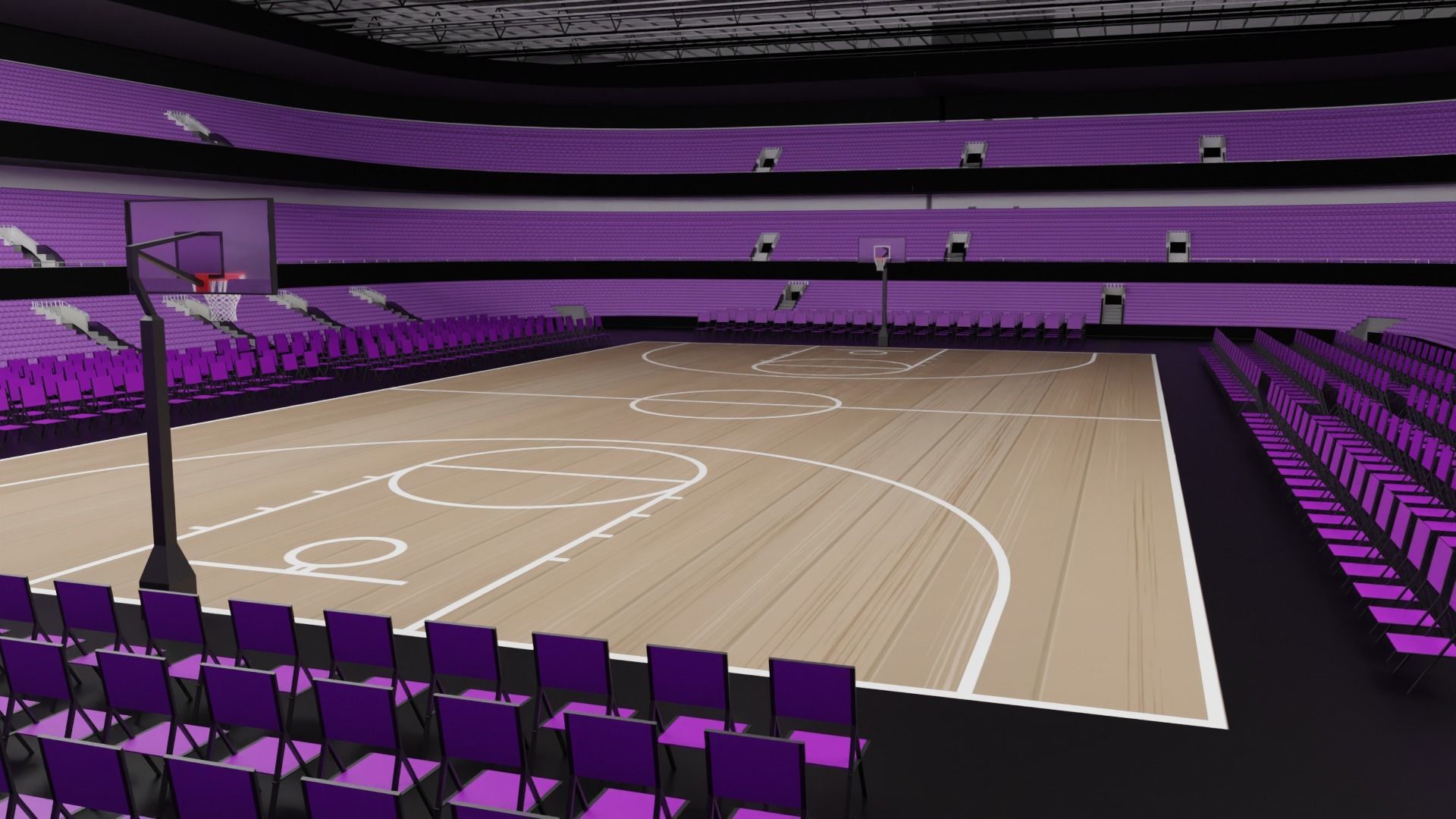 3D model Basketball Stadium VR / AR / low-poly | CGTrader