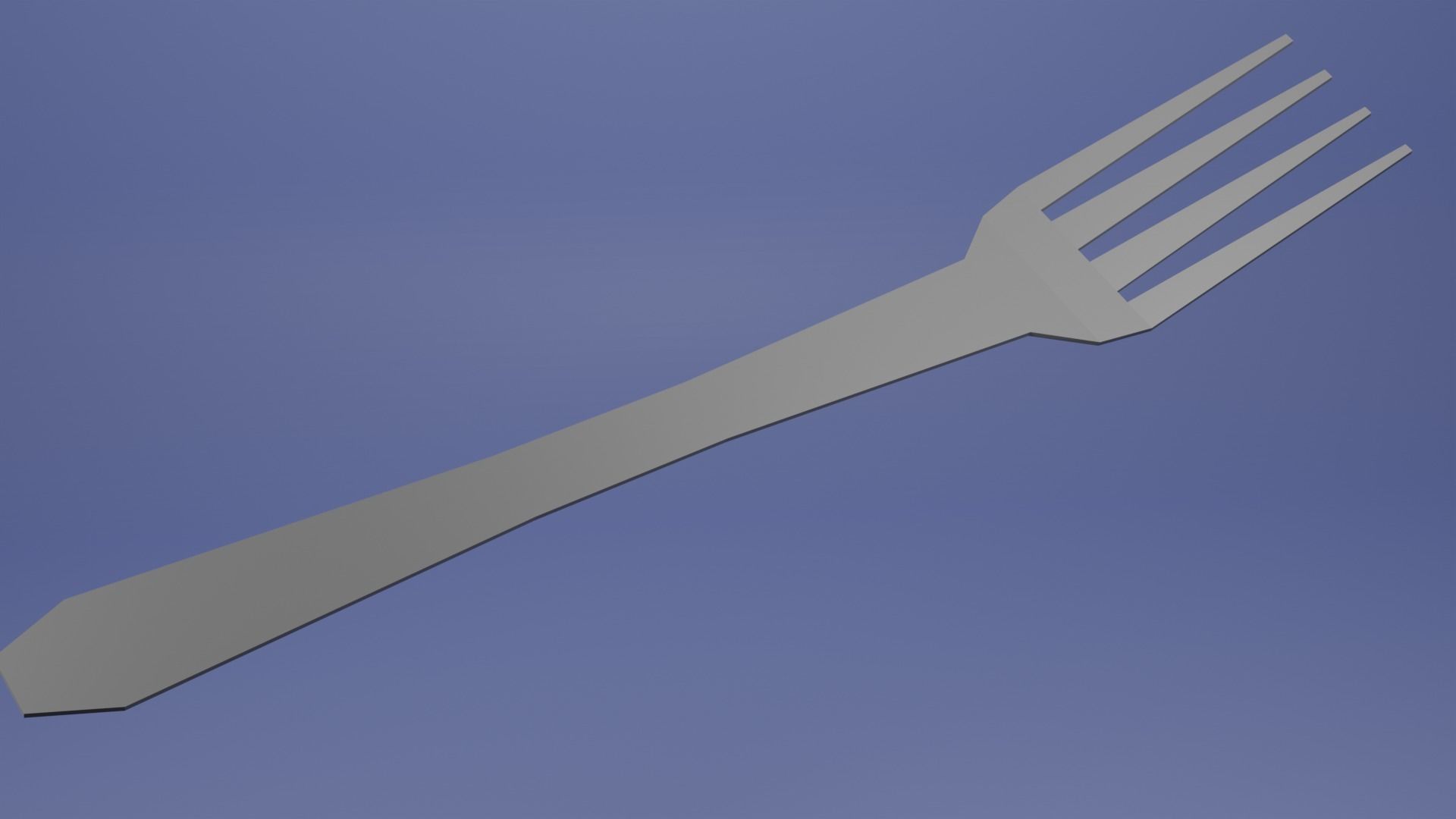 Low Poly Fork free VR / AR / low-poly 3D model | CGTrader
