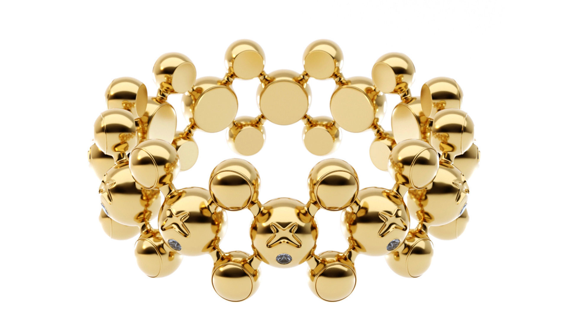 Sphere Legs Bracelet 3D model | CGTrader