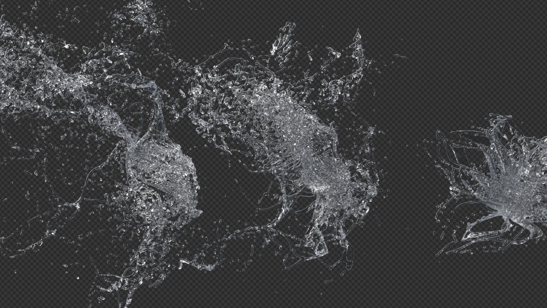Water Splash Animation and Model 3D model animated | CGTrader