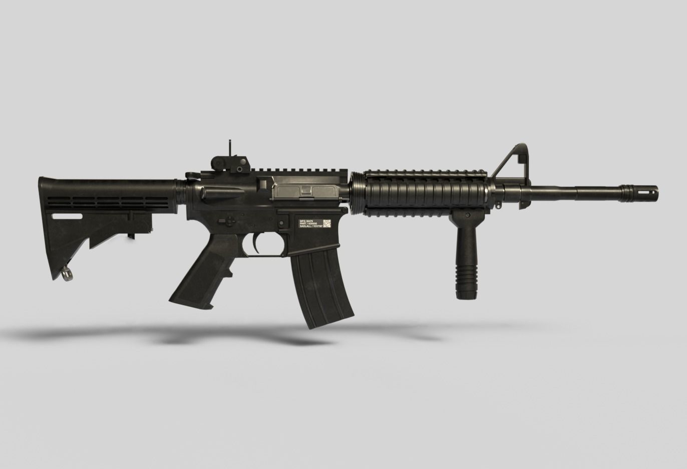 Ar-15 free 3D model | CGTrader