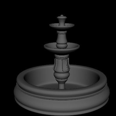 3D model fountain VR / AR / low-poly | CGTrader