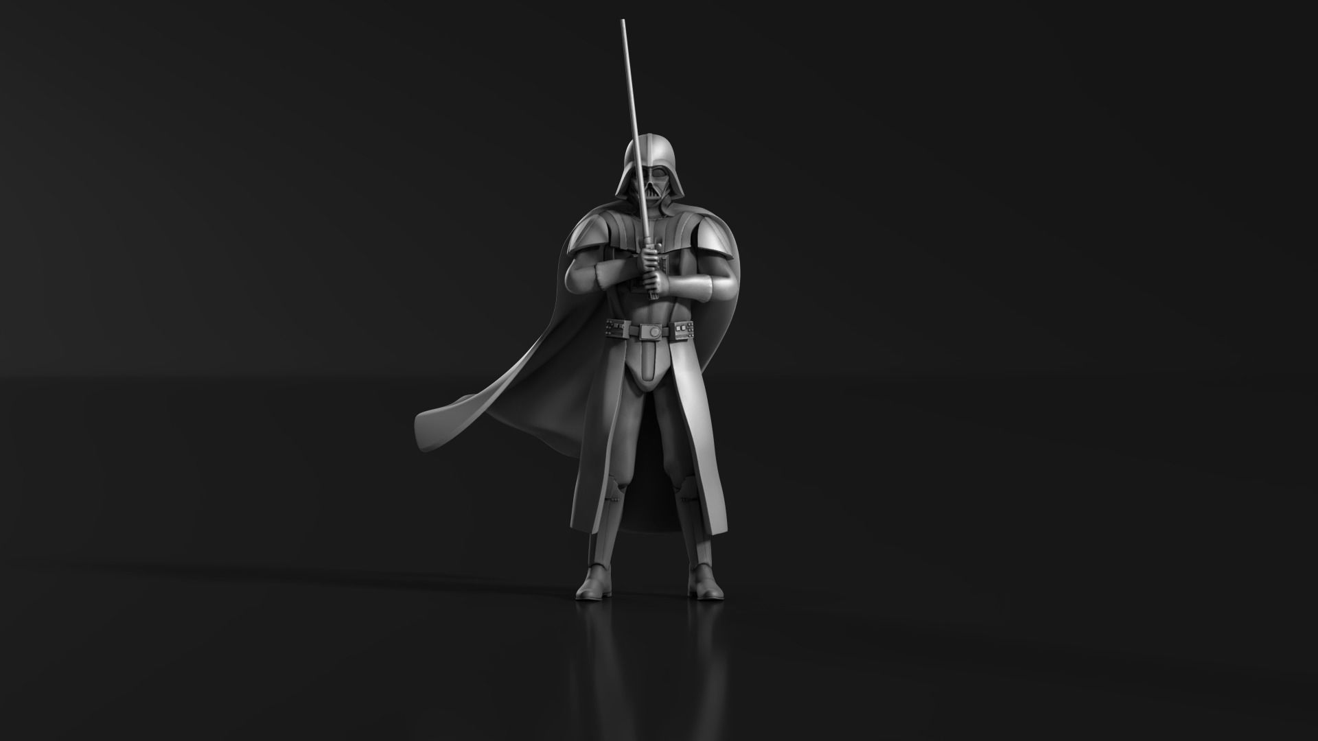 Darth Vader Figure Set 01 3D model 3D printable | CGTrader