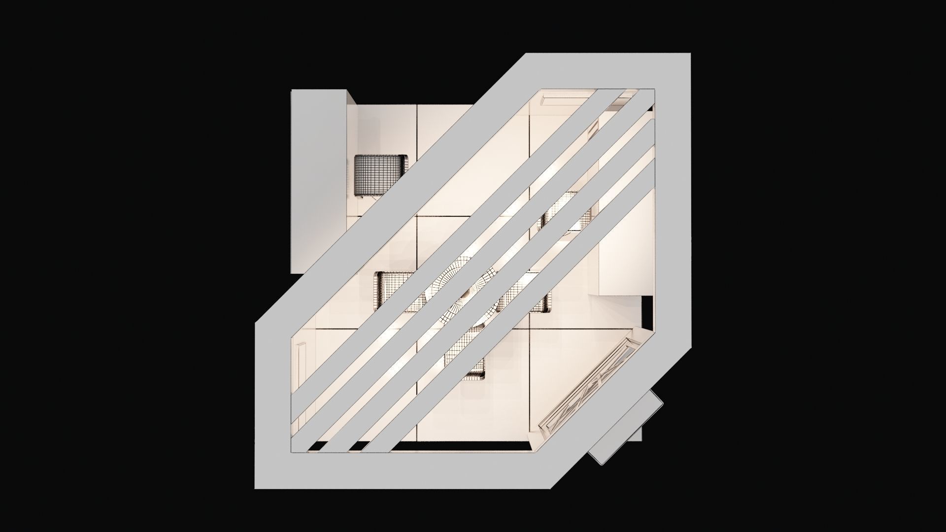 3D MODEL EXHIBITION STAND 3D model rigged | CGTrader