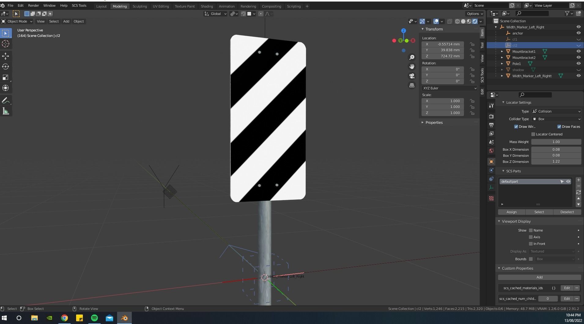3D model Australian Road Curve And End Of Road Marker Signs VR / AR ...
