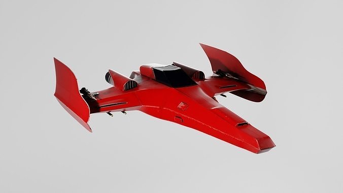 3D model Starfighter star wars fighter plane VR / AR / low-poly | CGTrader